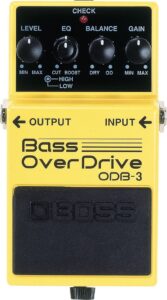 boss odb-3 bass overdrive pedal