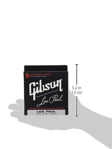 Gibson Les Paul Premium Electric Guitar Strings, Signature Gauge 9-46