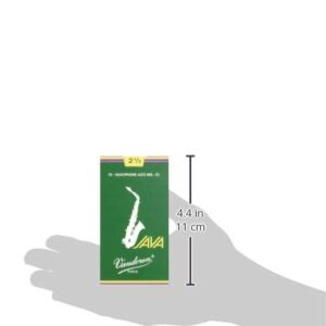 Vandoren SR2625 Alto Sax JAVA Reeds Strength 2.5; Box of 10