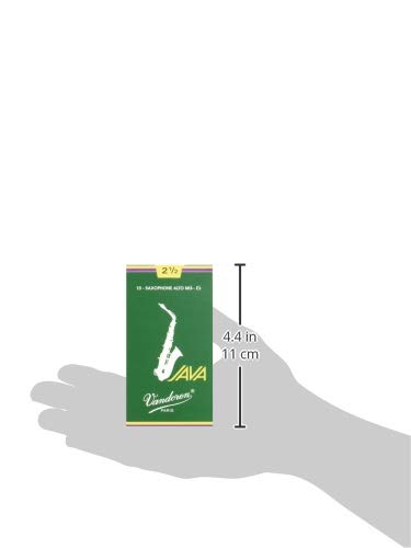 Vandoren SR2625 Alto Sax JAVA Reeds Strength 2.5; Box of 10