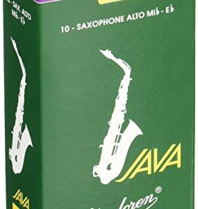 Vandoren SR2625 Alto Sax JAVA Reeds Strength 2.5; Box of 10