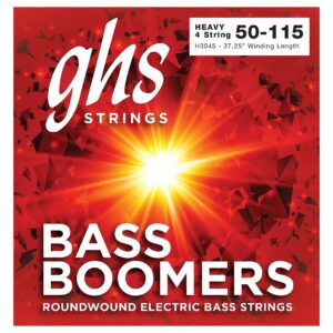 ghs strings h3045 bass boomers, heavy set