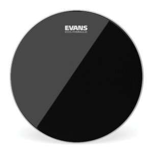 evans drum heads - hydraulic black tom drumhead, 10 inch