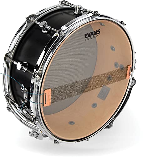 Evans Clear 300 Snare Side Drumhead, 14” – Made Using a Single Ply of 3mil Film for Wide Dynamic Range and Controlled Snare Response at all Dynamic Levels – Versatile for Many Playing Styles