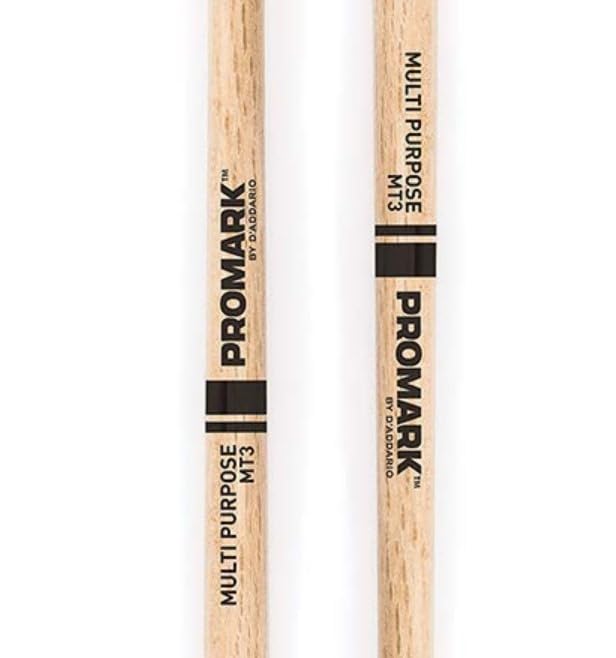 Pro Mark ProMark Drum Mallet - Multi-Purpose Felt Mallet - Soft Felt - For Use with Timpani, Concert Toms and Cymbals - Shira Kashi Oak Handle for Weight - Gradual Taper for Quick Motion - 1 Pair