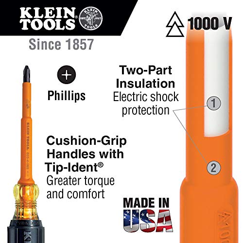 Klein Tools 33527 General Purpose Insulated Tool Kit, 1000-Volt Rated, Comes in Custom 3-Pallet Lockable Case, 22-Piece