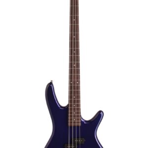 Ibanez 4 String Bass Guitar, Right Handed, Jewel Blue (GSR200JB),34 inches