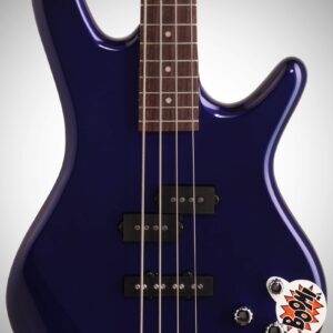 Ibanez 4 String Bass Guitar, Right Handed, Jewel Blue (GSR200JB),34 inches