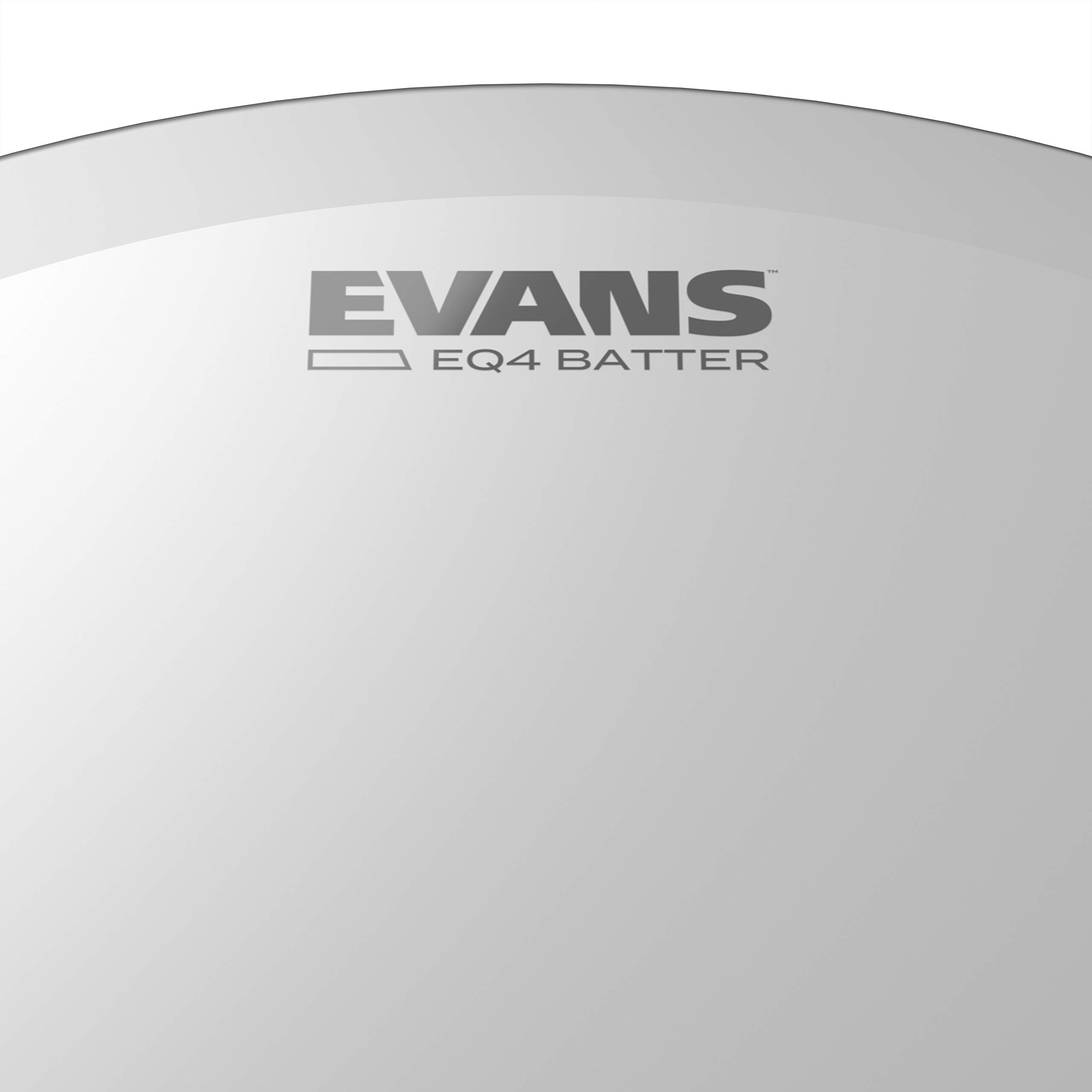 Evans EQ4 Frosted Bass Drum Head, 22 Inch