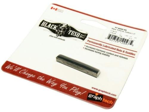 GraphTech PT606000 TUSQ XL Black Self-Lubricating Slotted Nut, Epiphone Style