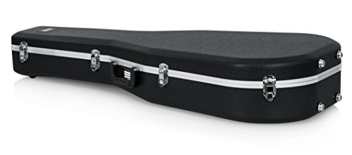 Gator Cases Deluxe ABS Molded Case for Dreadnought Style Acoustic Guitars (GC-DREAD),Black