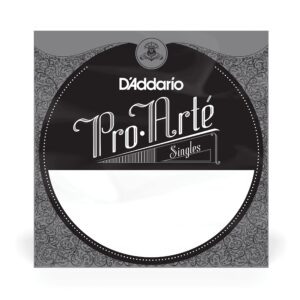 d'addario j4504 pro-arte nylon classical guitar single string, normal tension, fourth string