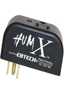 ebtech hum x ground line voltage filter,black