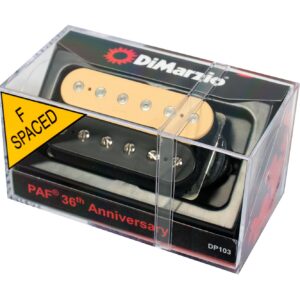 PAF DP103 Humbucker 36th Anniversary F-Spaced Guitar Pickup Black/Creme