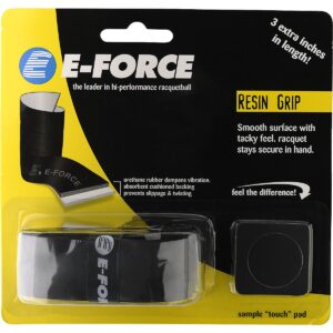 e-force resin grip black overgrip