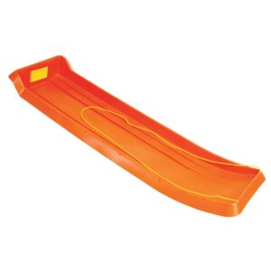 esp 66" family fun toboggan - four rider sled - orange 1138