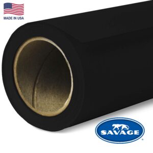 Savage Seamless Background Paper - #20 Black (53 in x 36 ft)