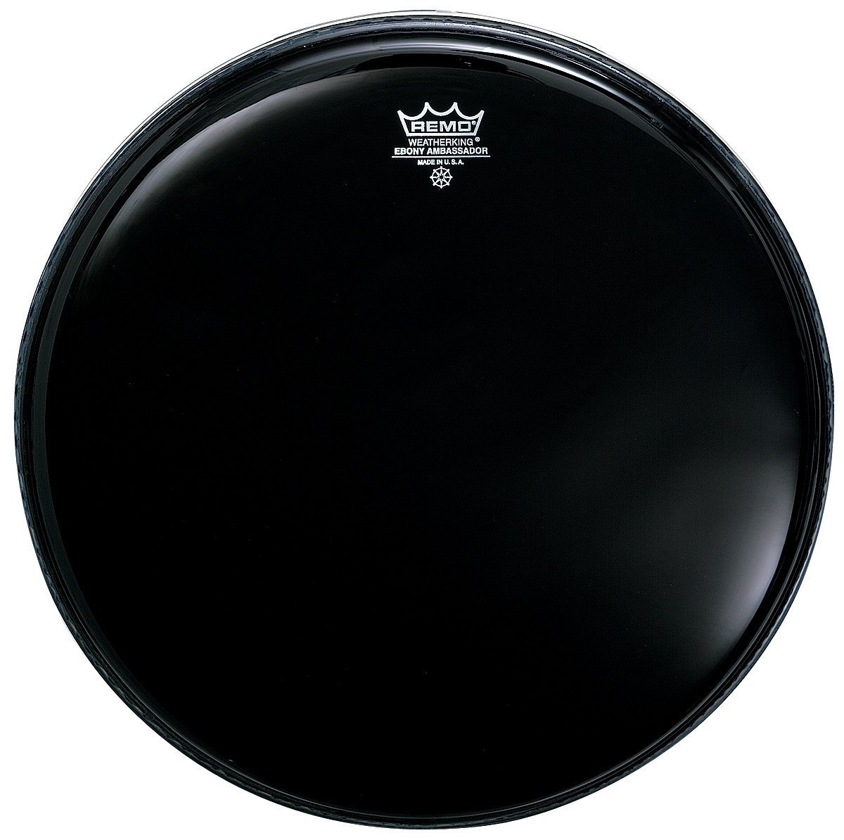 Remo ES001500 Ebony Ambassador Drum Head, 15-Inch