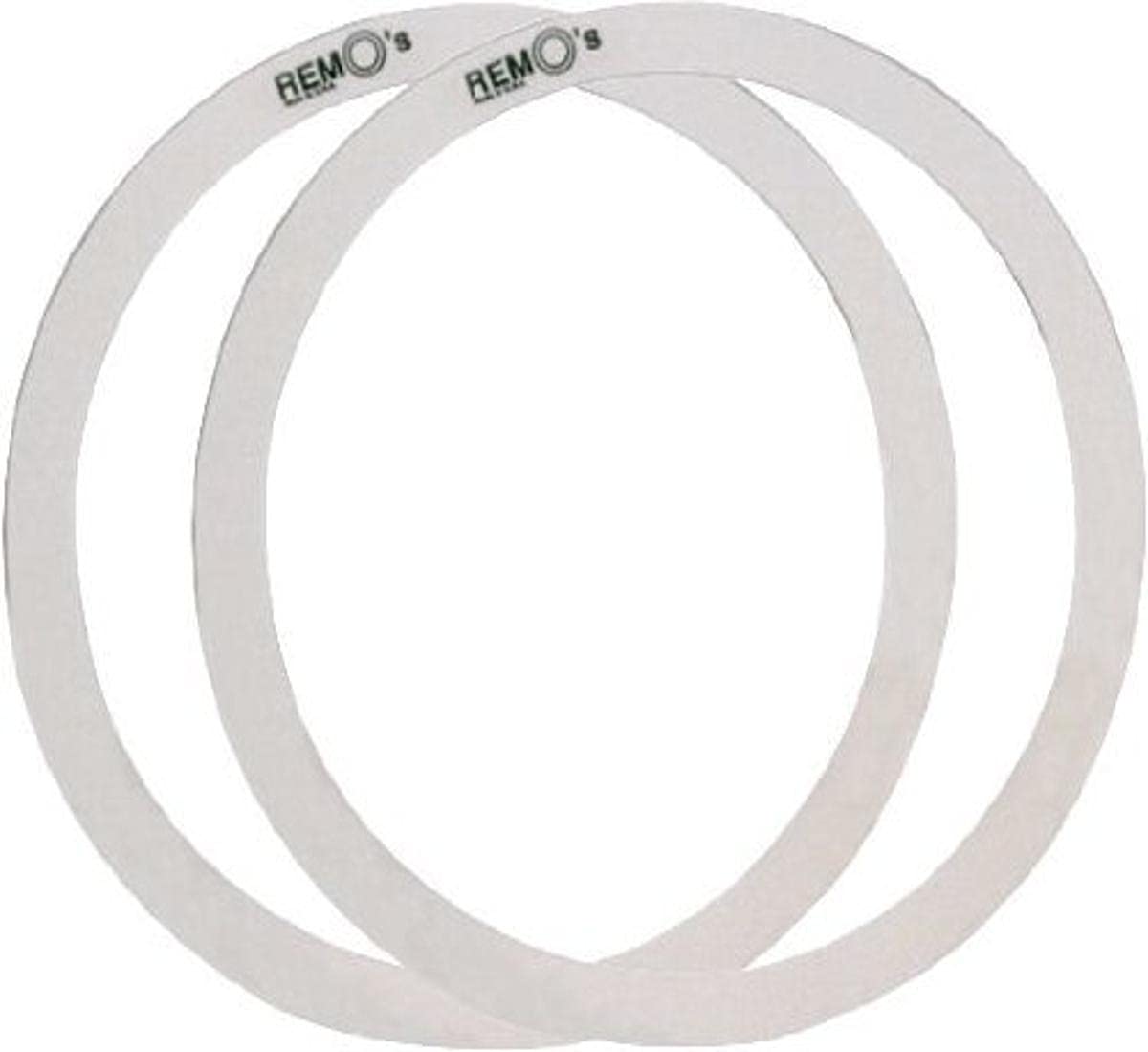 Remo RO0014-00 Drum Muffler Dampening 1-Inch and 1.5-Inch Snare Drum Rings (Pair)