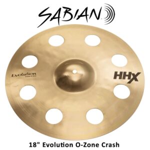 SABIAN 18" HHX Evolution O-Zone Crash, Brilliant Finish