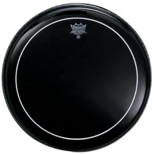 remo es0614ps ebony pinstripe drum head, 14-inch