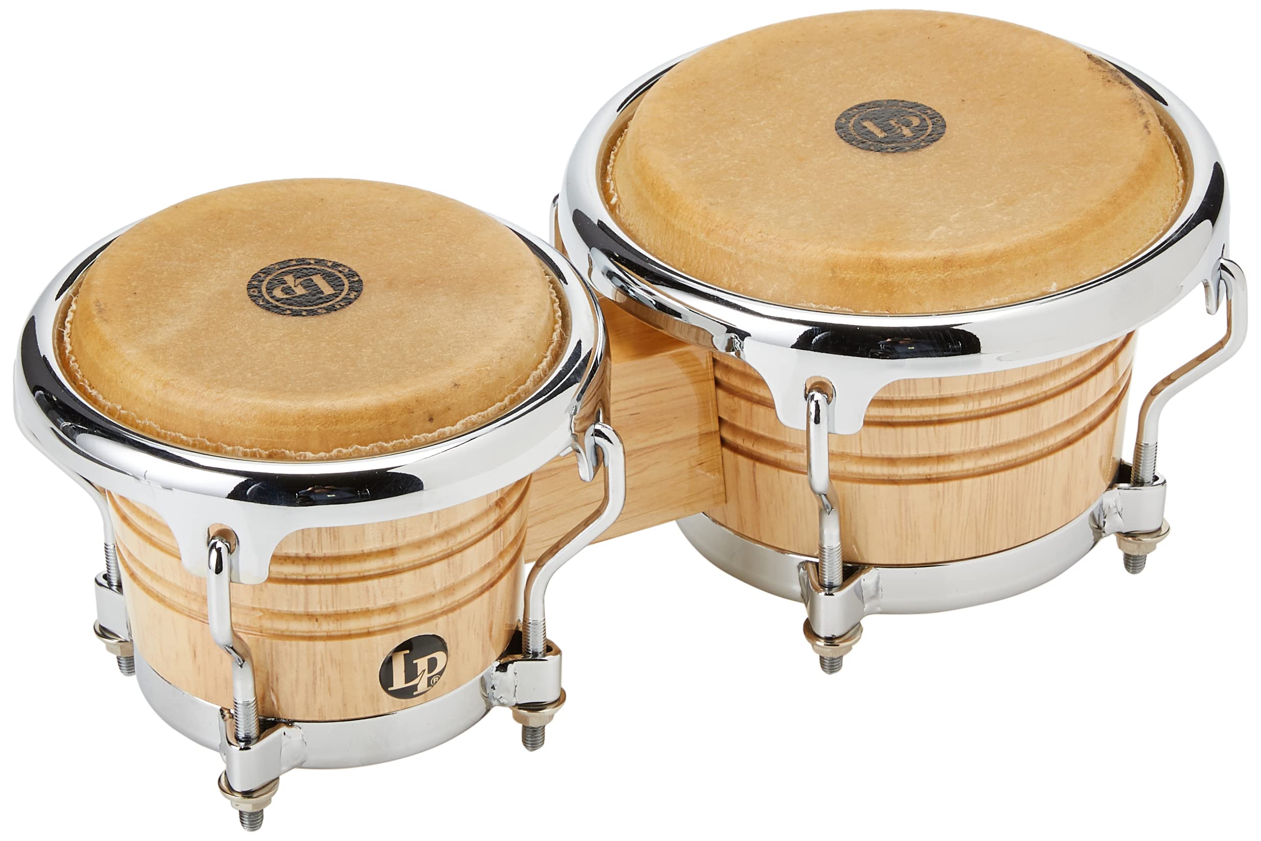 LPM199-AW LPMC Mini Tunable Natural Wood Bongos