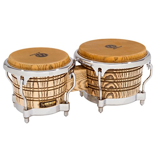 Latin Percussion LP Galaxy Giovanni Series Bongos - Natural/Chrome Natural 8.625-inch