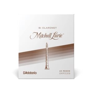 D’Addario Woodwinds Mitchell Lurie Bb Clarinet Reeds, Strength 3.0, 10-pack - RML10BCL300