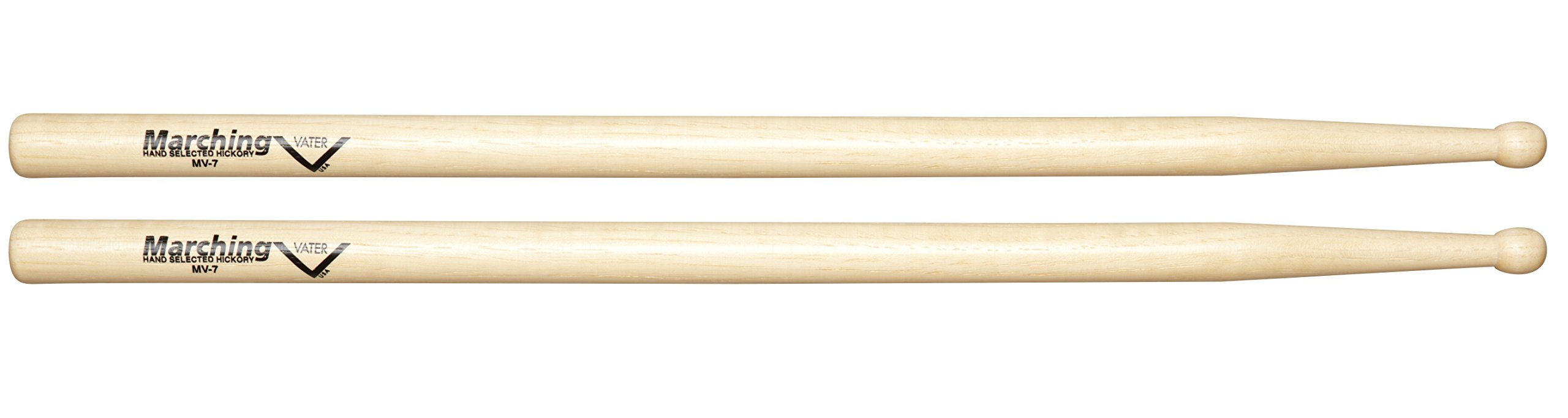 Vater MV7 Marching Drum Sticks with Barrel Tip, Pair Drumsticks