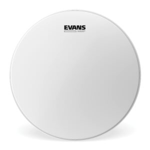 evans power center reverse dot snare drum head - 14 snare drum head - featuring reverse dot for durability, focus, attack - coated with 10mil ply - 14 inch