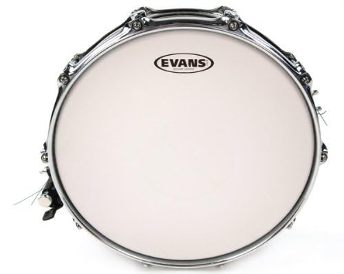 Evans Power Center Reverse Dot Snare Drum Head - 14 Snare Drum Head - Featuring Reverse Dot for Durability, Focus, Attack - Coated with 10mil Ply - 14 Inch