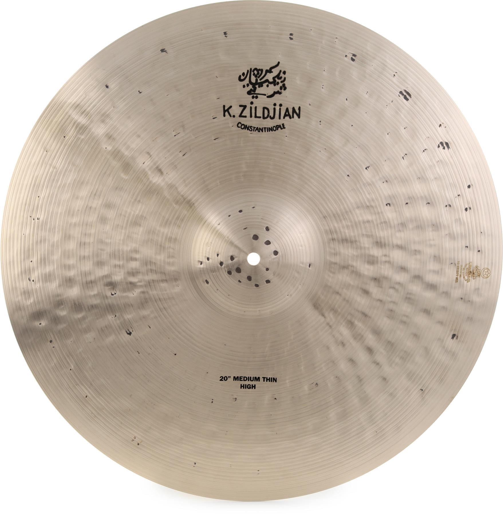 Zildjian K Constantinople Medium Thin Ride Cymbal - 20 Inches High Pitch