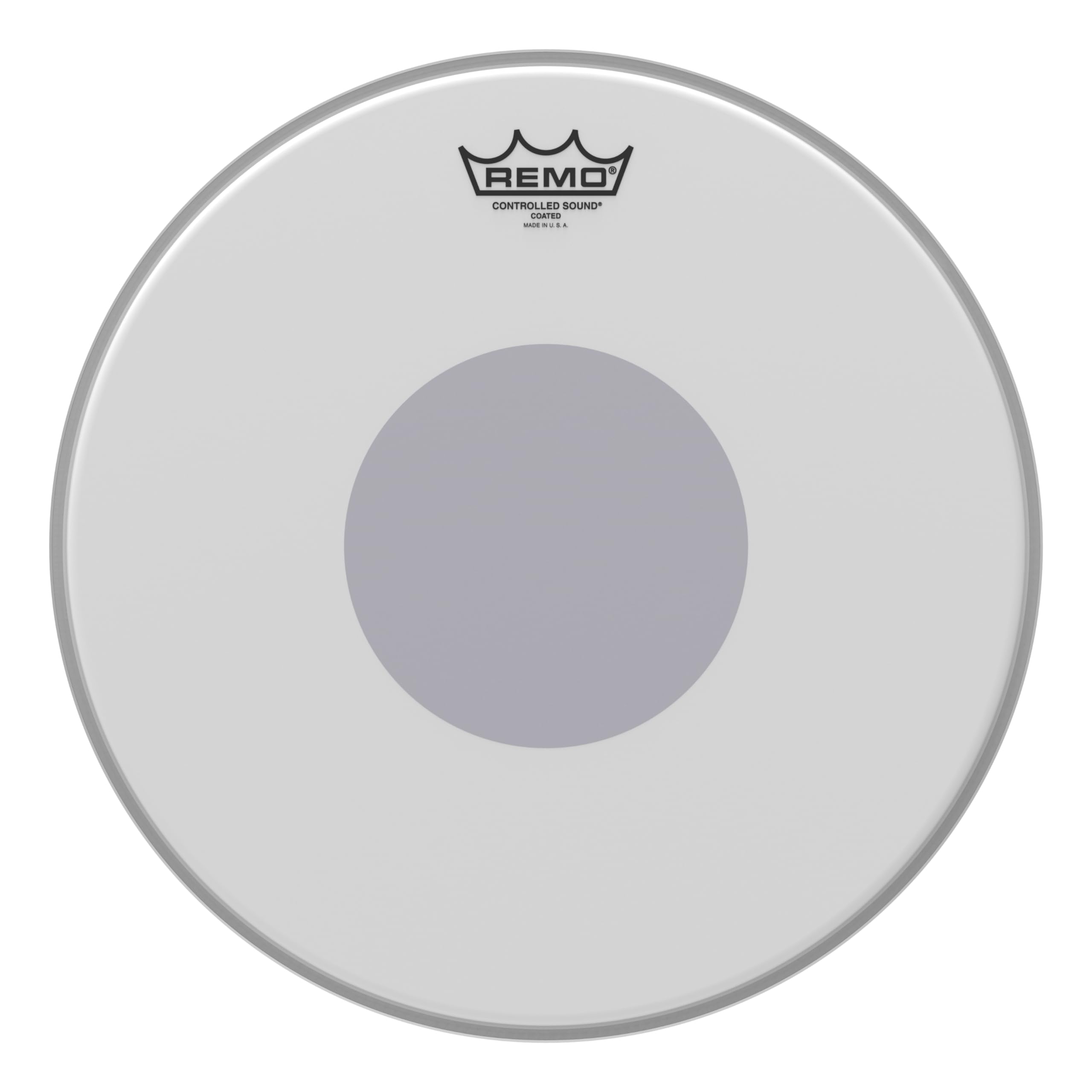 Remo Controlled Sound Coated Drum Head with Reverse Black Dot - 14 Inch