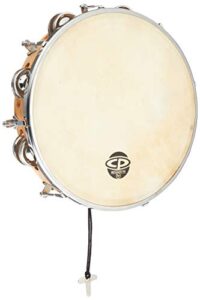 cp391 10" tunable tambourine, wood