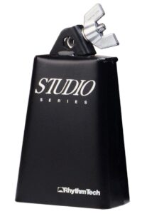 rhythm tech studio series cowbell, black, 5" (rt3005)