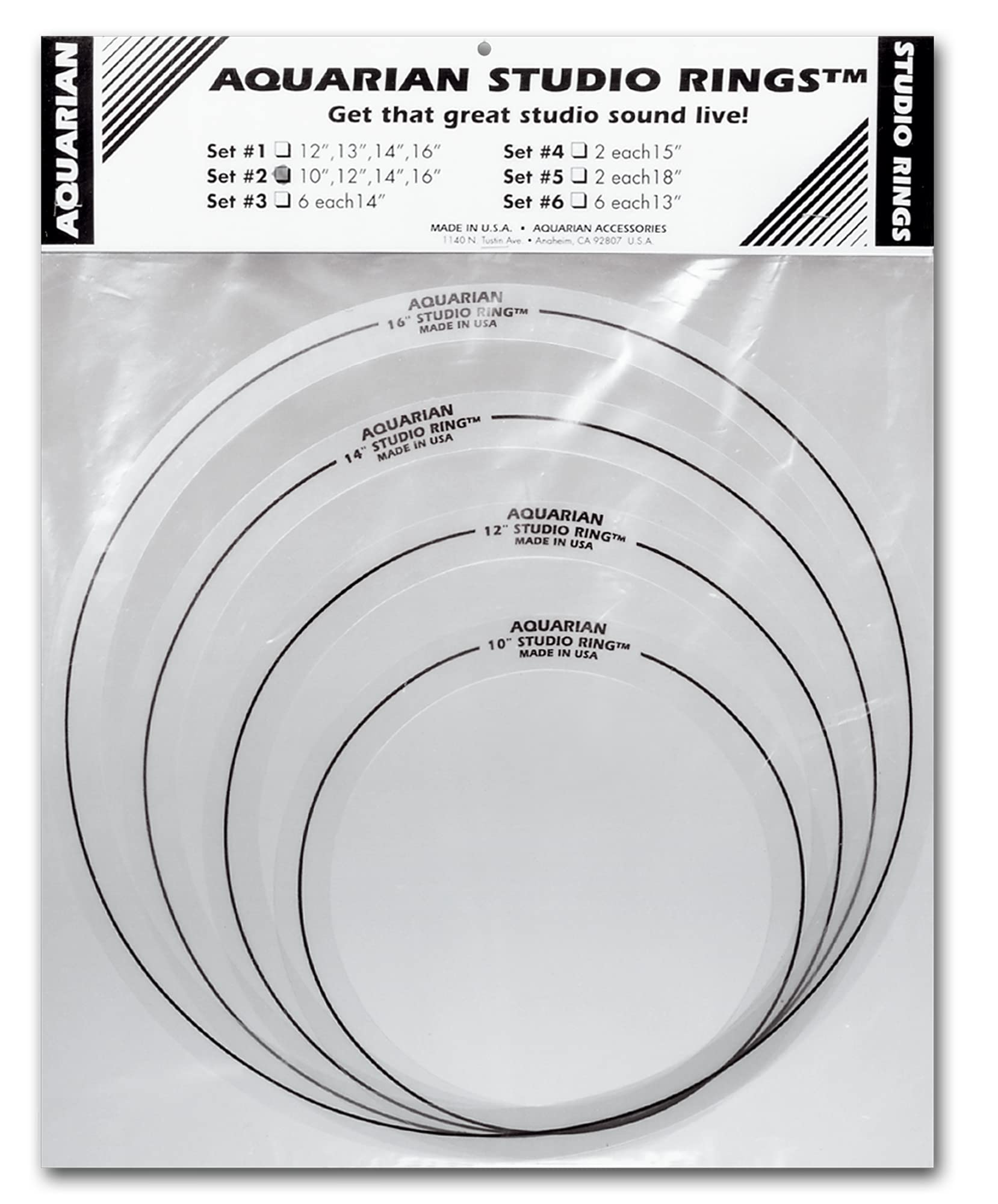 Aquarian Drumheads Drumhead Pack (SR Set#2)