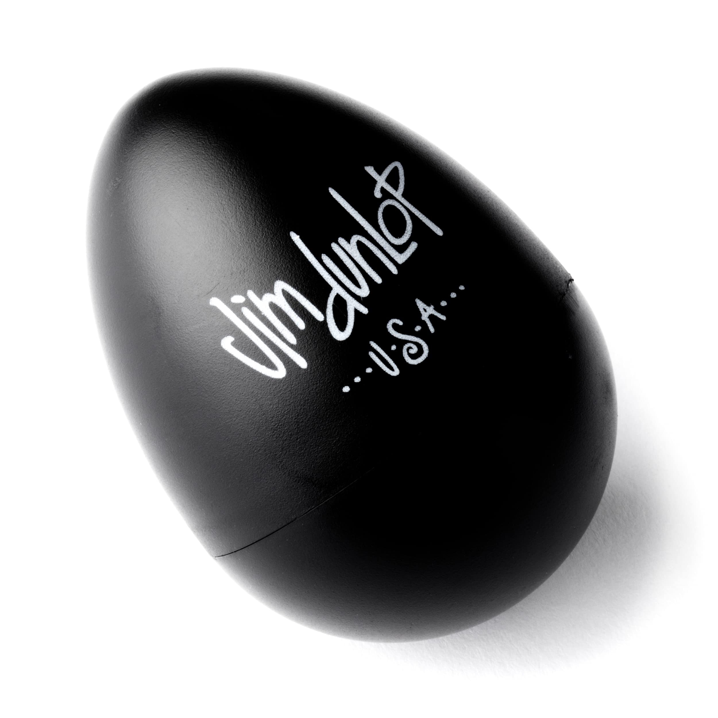 Dunlop 9103TBK Egg Shaker, Black, 2/Pack