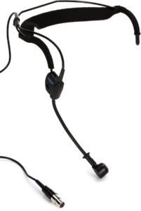 shure wh20 dynamic headset microphone - rugged, lightweight, secure fit for active mic users, perfect for instructors/musicians, tqg connector wireless bodypack transmitters (wh20tqg)