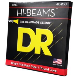 dr strings hi-beam acoustic guitar strings (lr-40)