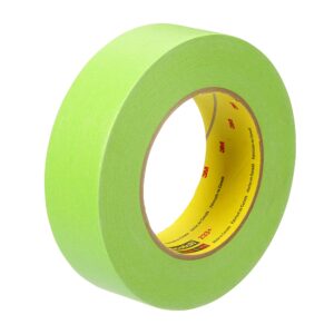 scotch performance masking tape 233+ 26338, moisture resistant, flexible, green color, 36 mm x 55 m​​, 16/case