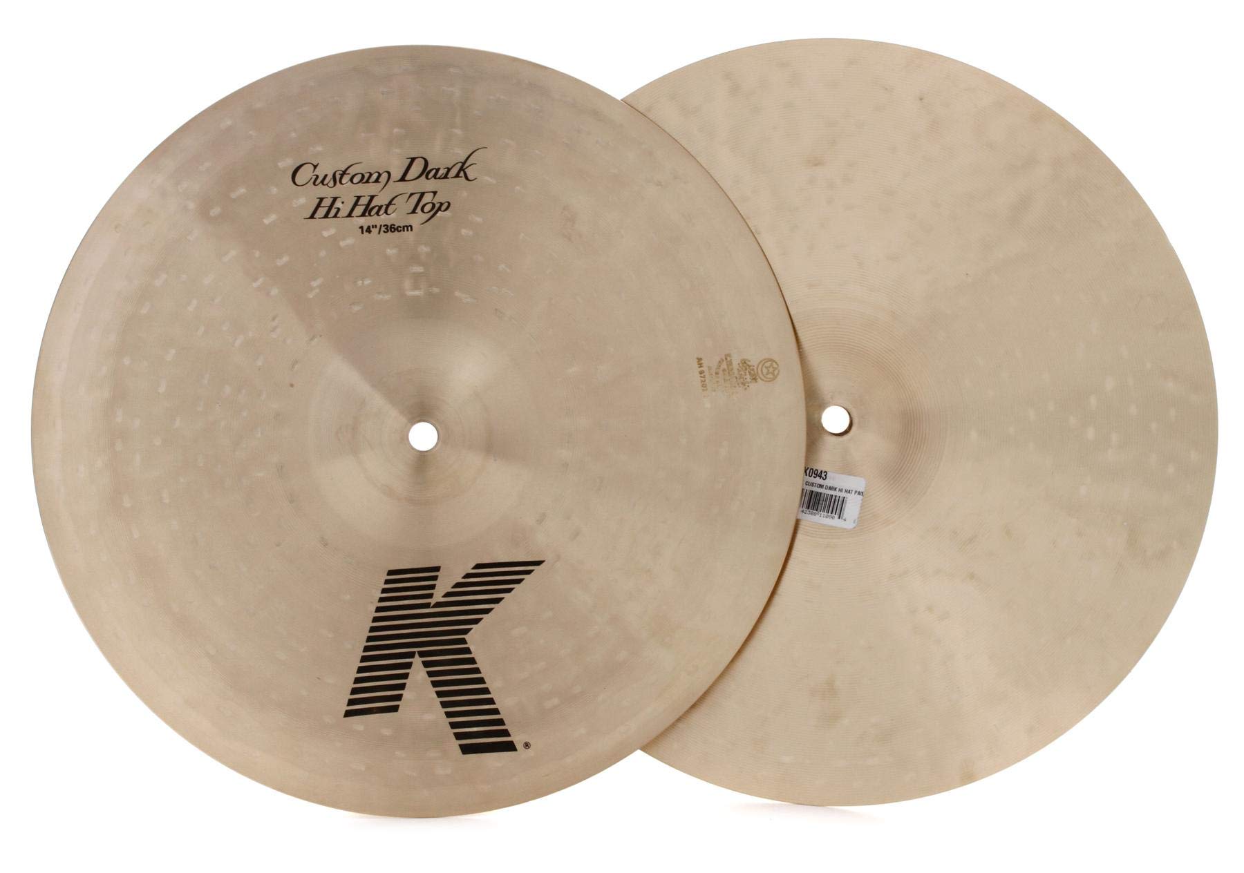 Zildjian K Custom Dark Hi-Hat Cymbals - 14 Inches