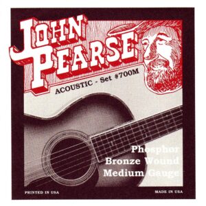 john pearse 700m phosphor bronze acoustic guitar strings