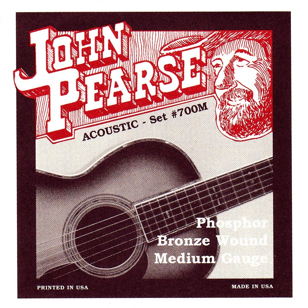 John Pearse 700M Phosphor Bronze Acoustic Guitar Strings