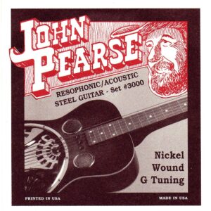 john pearse jp resophonic set, nic strings for resonator guitar (p3000)