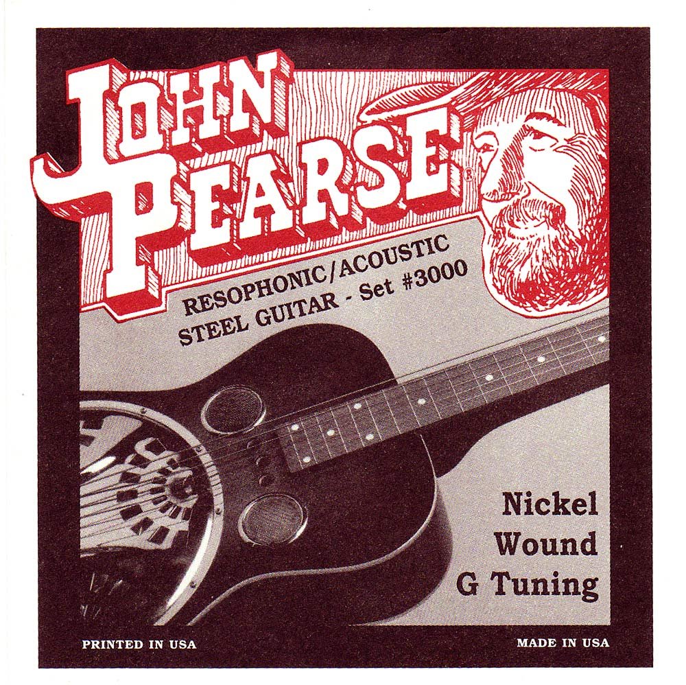 John Pearse JP Resophonic Set, Nic Strings for Resonator Guitar (P3000)