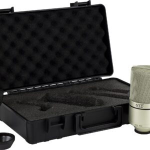 MXL 990/991 Large and Small Diaphragm Condenser Microphone Bundle Project/Home Studio Recording | XLR | Cardiod (Champagne)