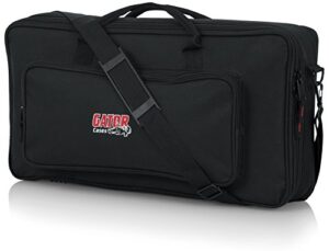 gator cases gig bag for micro controllers, keyboards, and multi-effects pedals; 23" x 12.125" x 3" (gk-2110)