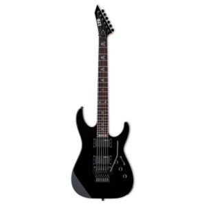 esp ltd kh-202 signature series kirk hammett electric guitar, black