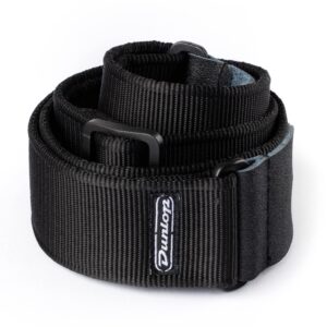 dunlop d3809bk solid black strap