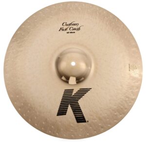 zildjian k custom fast crash cymbal - 18 inches